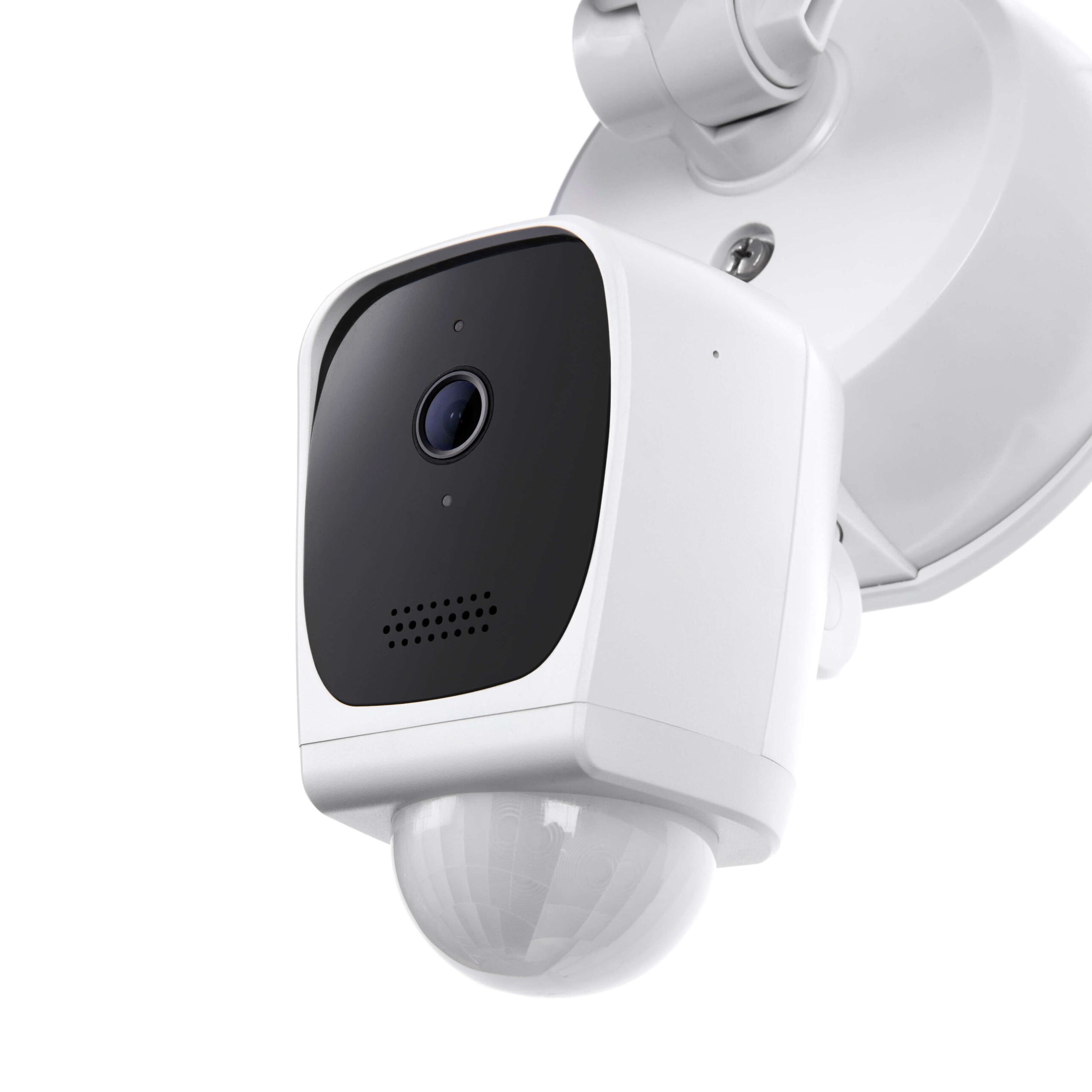 Smart Triple Head Flood Light Camera, White — Home Zone Security