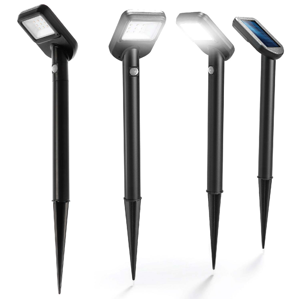 Intelligent Solar Linkable Motion Sensor Solar Path Lights, 4-Pack ...